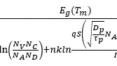 equation4 / Limiting characteristics of silicon diode temperature ...
