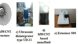 Figure 1. a)-MWCNT nanoparticles; b)-structure of MWCNT nanoparticles ...